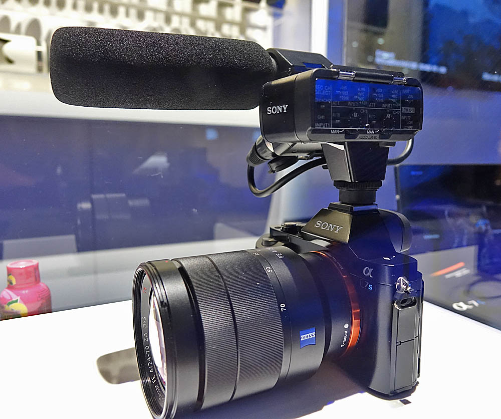 NAB 2014: Improved Sony XLR audio jackpack for a7S - Newsshooter