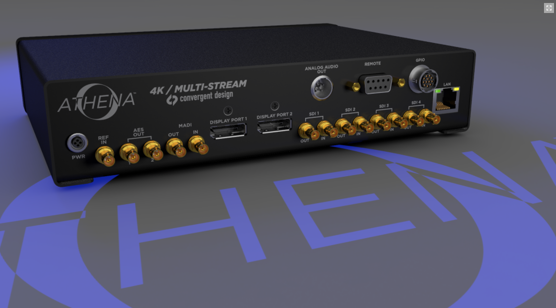 Convergent Design announce Athena: A 4K Multi-stream recorder/player ...
