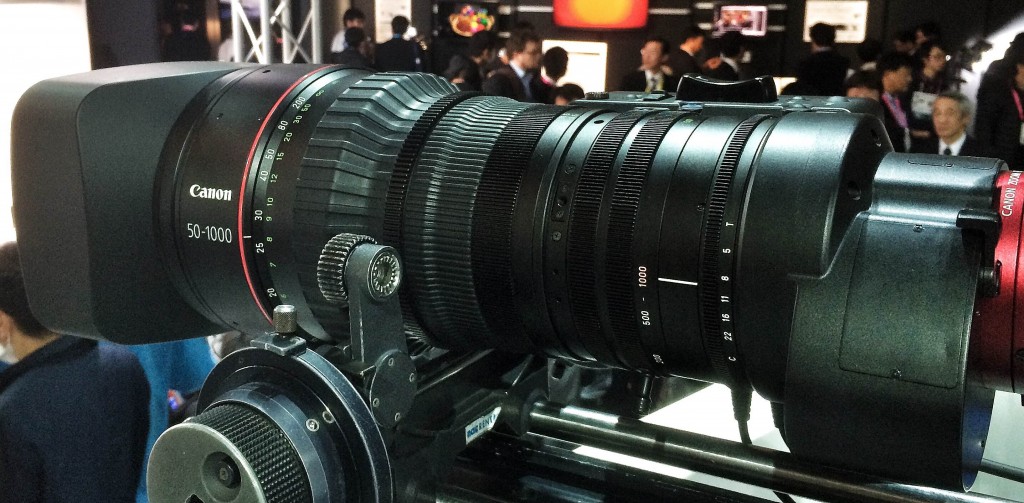 Inter BEE 2014: Canon 50-1000mm Cine servo zoom first look - Newsshooter