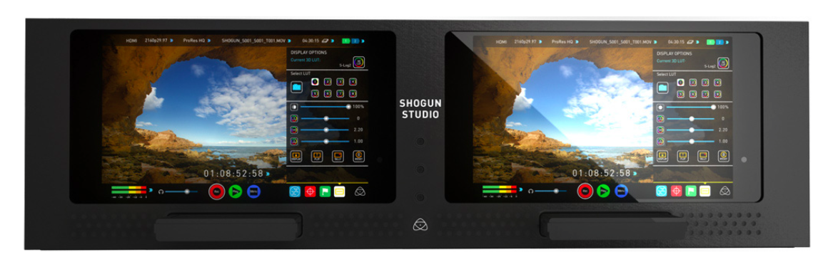 Atomos announce the Shogun Studio- all-in-one 4K/HD, 2ch, dual 7" 3RU rack recorder, monitor and ...
