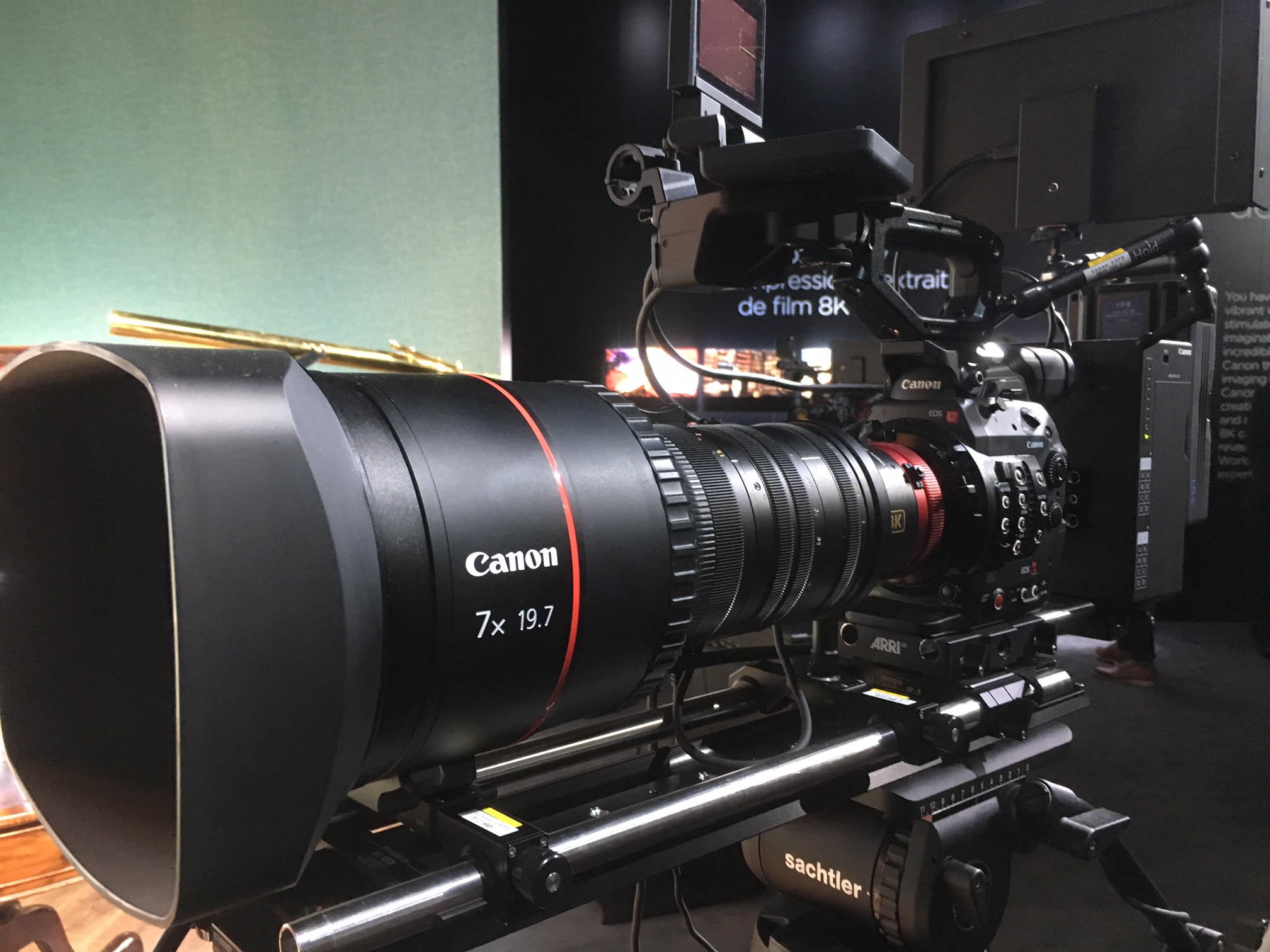 Canon Expo 2015: 8K Cinema EOS technology demo camera recording to four ...