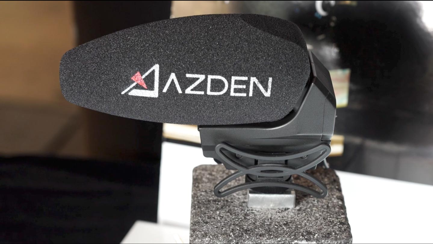 Interbee 2015: Azden prototype on-camera microphone - Newsshooter