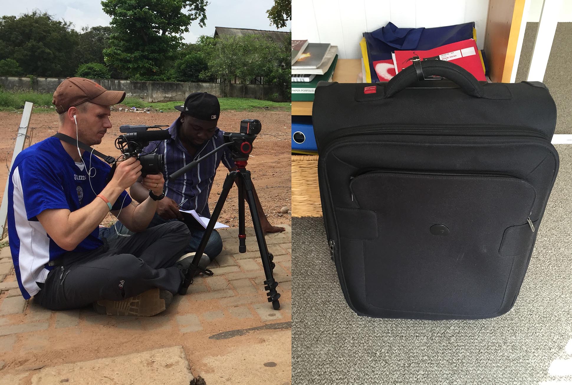 What's in the bag? Video journalist Christian Parkinson shows us his ...