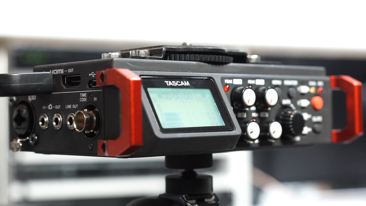 Newsshooter at Interbee 2015 Tascam DR701D audio recorder with timecode ...