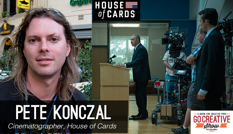 Pete Konczal talks about shooting House of Cards Season 4 on the Go ...