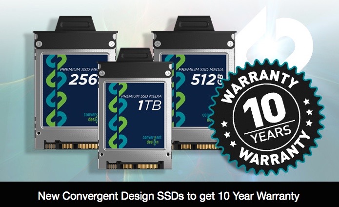 New Convergent Design SSDs to ship with a 10-year Warranty - Newsshooter