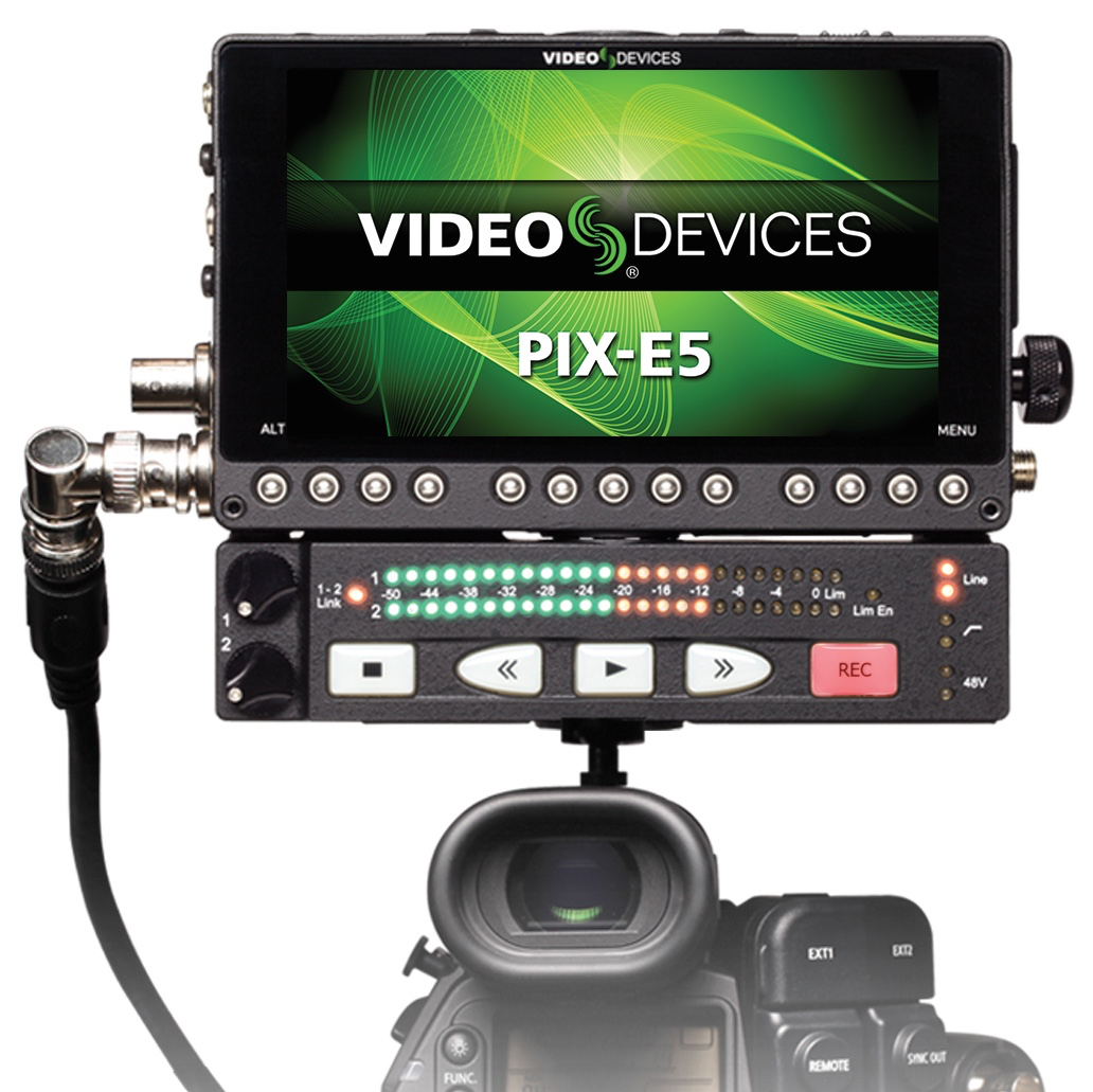 Video Devices PIX E5 and PIX LR on camera 1 - Newsshooter