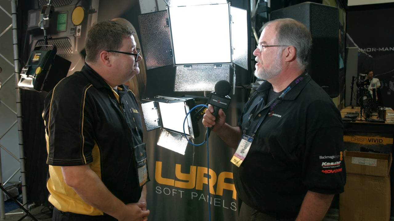 NAB 2016: Ikan shows its Lyra brand of soft LED lights - Newsshooter
