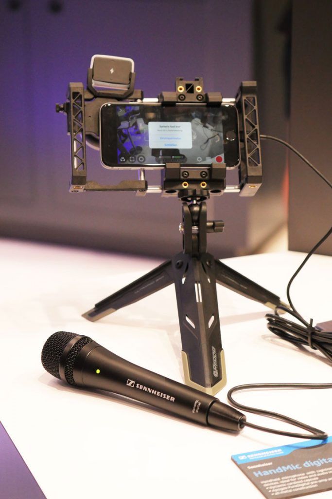 NAB 2016: Sennheiser HandMic digital handheld iPhone reporter ...
