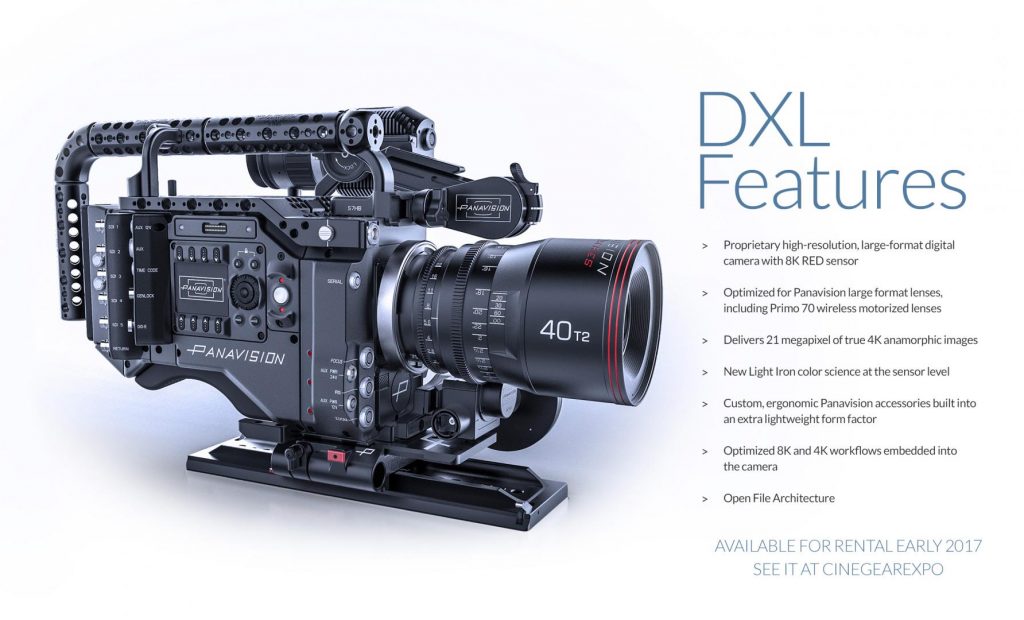 Panavision announce 8K DXL cinema camera with RED Dragon sensor and ...