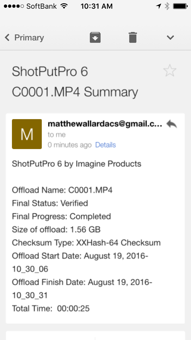 ShotPut Pro 6 for Mac - the industry standard copy and verification ...