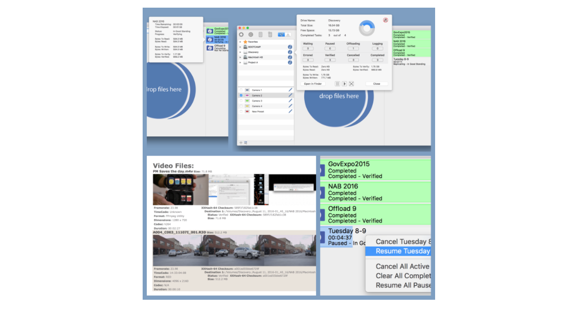 ShotPut Pro 6 for Mac - the industry standard copy and verification ...