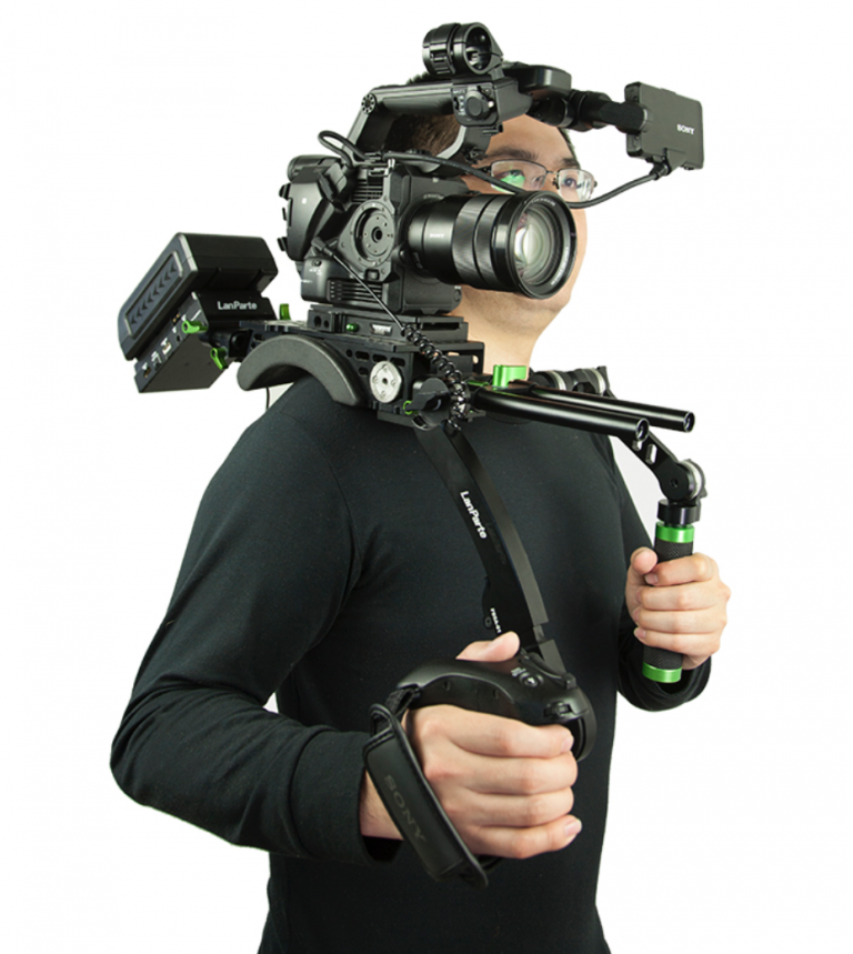 BIRTV 2016: Lanparte show Sony FS5 Rig with quick adjust grip extension ...