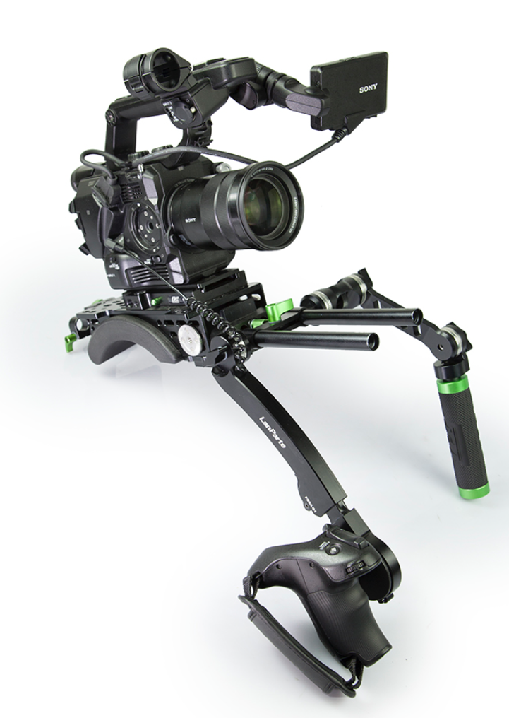 BIRTV 2016: Lanparte show Sony FS5 Rig with quick adjust grip extension ...