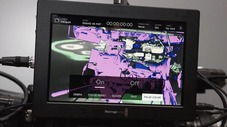 Blackmagic Video Assist 4K False Color Update - Newsshooter