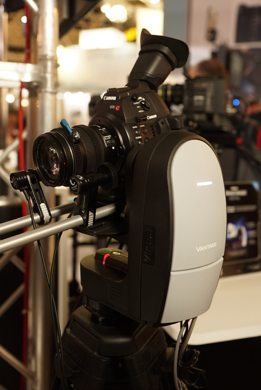 IBC 2016 - Vinten Vantage Robotic Head - Newsshooter