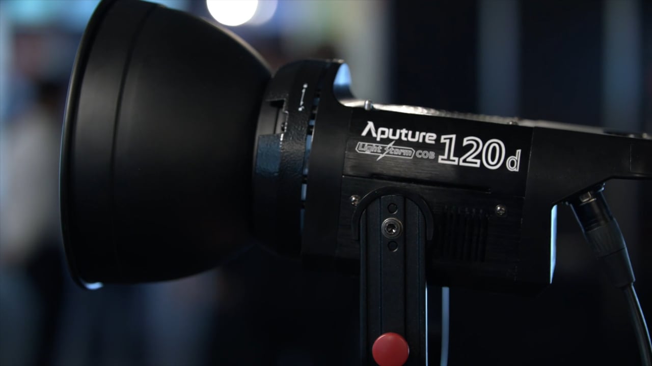IBC 2016: Aputure Light Storm 120d is the daylight version of their 120t LED - Newsshooter