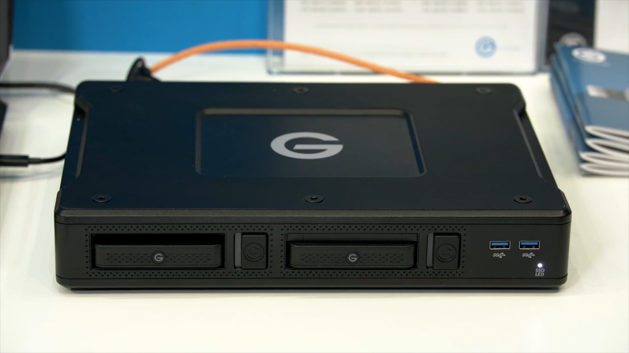 G-Technology Thunderbolt 3 technology Demonstration has blistering data ...