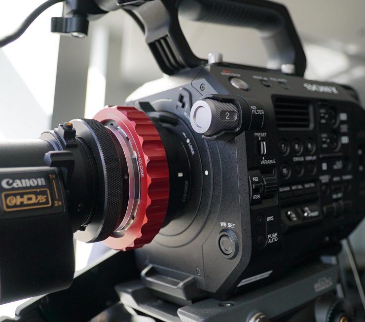 B4 lens 16x9 mount to FS7ii cjf - Newsshooter