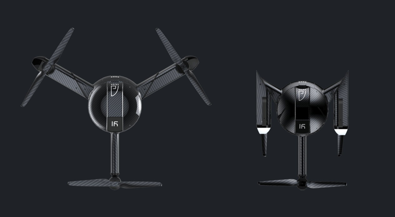 Yi Erida tricopter drone carries the new 4K+ 60p Action Camera to new ...