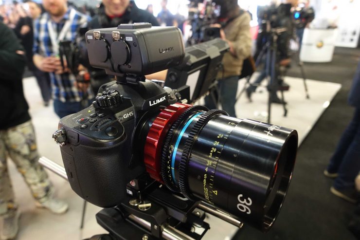 Panasonic GH5 shown recording 4K 60P with Atomos Shogun Inferno at BSC ...