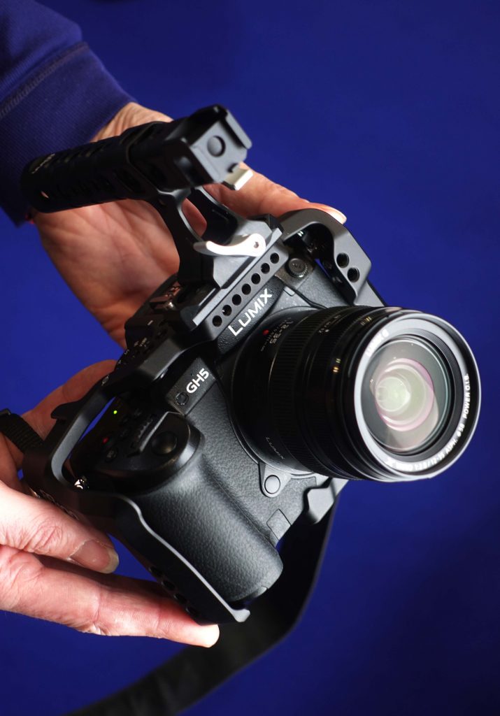 First Panasonic GH5 cage from 8Sinn shown at BVE Expo - Newsshooter