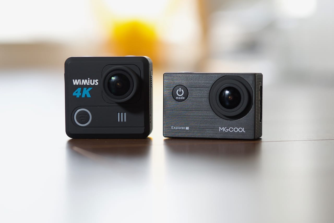 Wimius Action Cam L1 v MGCool Explorer 1S - battle of the $80 UHD ...