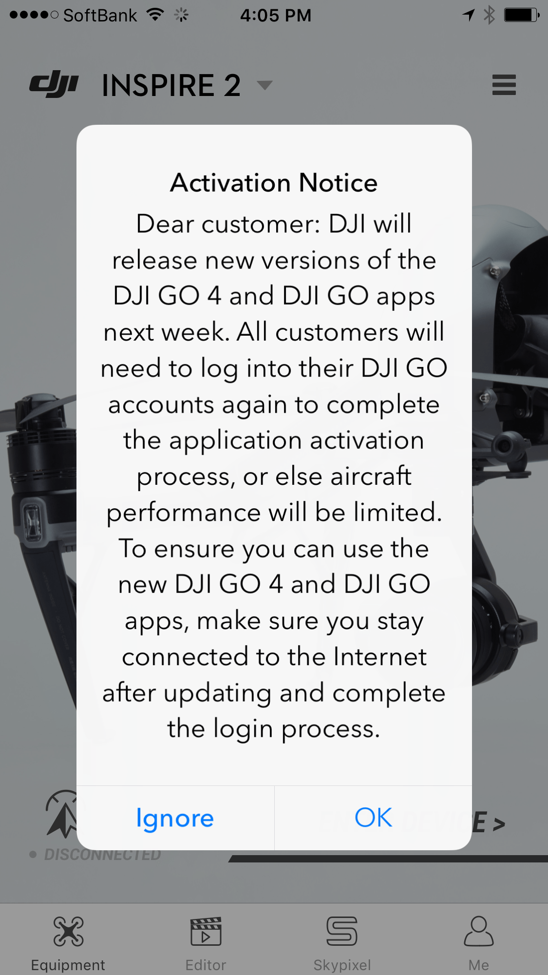DJI update: New process for activating software and firmware updates ...