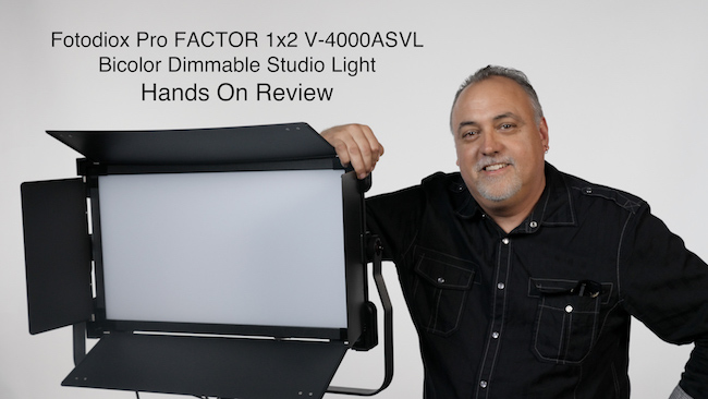 FotodioX Pro Factor V-4000ASVL Studio Light hands-on review - Newsshooter
