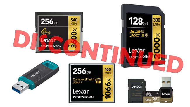 Lexar media cards and flash drives discontinued - Newsshooter