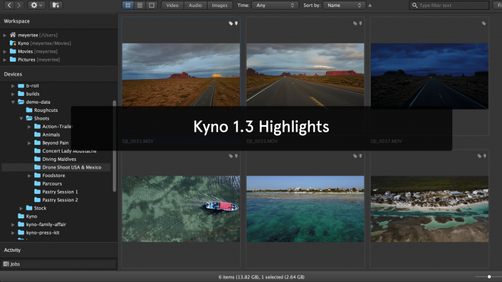 kyno 1.3 0001 Kyno 1.3 Highlights - Newsshooter