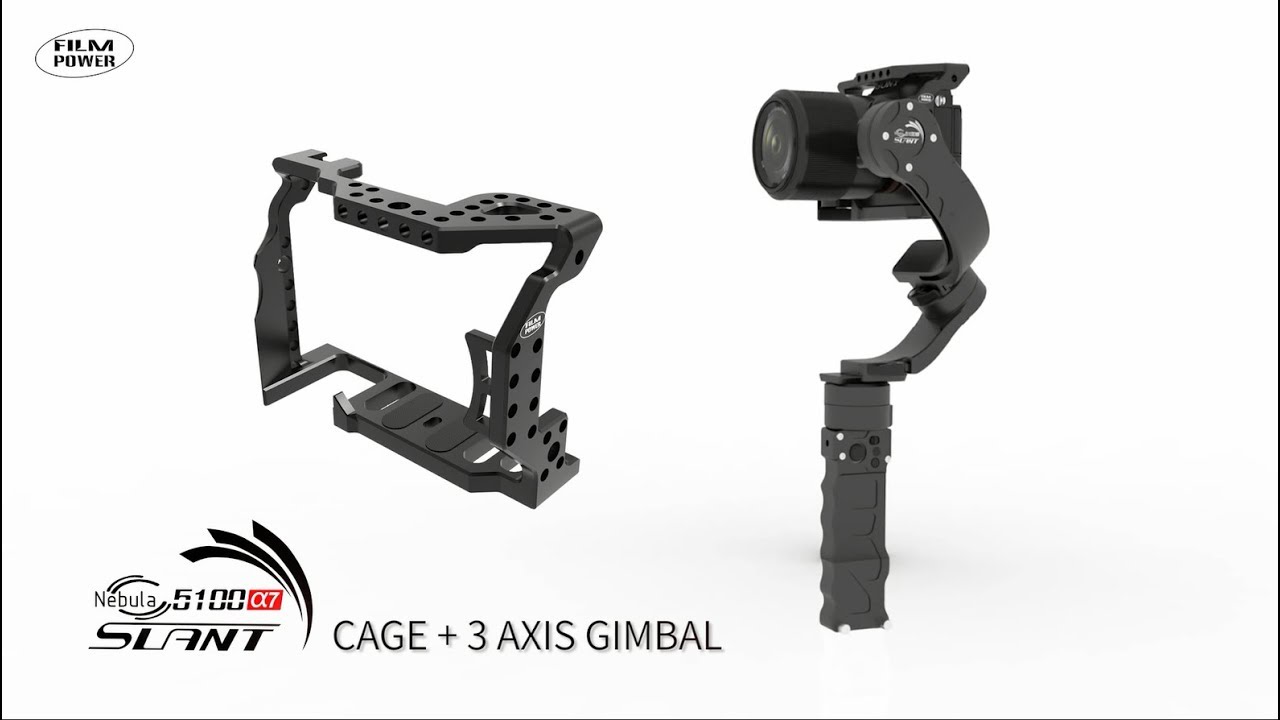 Filmpower 5100 Slant A7 Gimbal and Cage Combo - Newsshooter