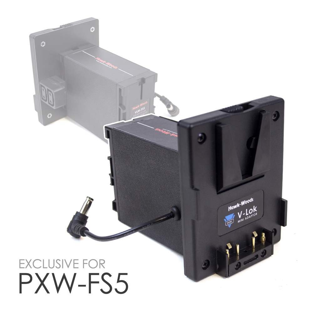 Hawk-Woods Mini V-Lok Adaptors for the Sony FS5 - Newsshooter