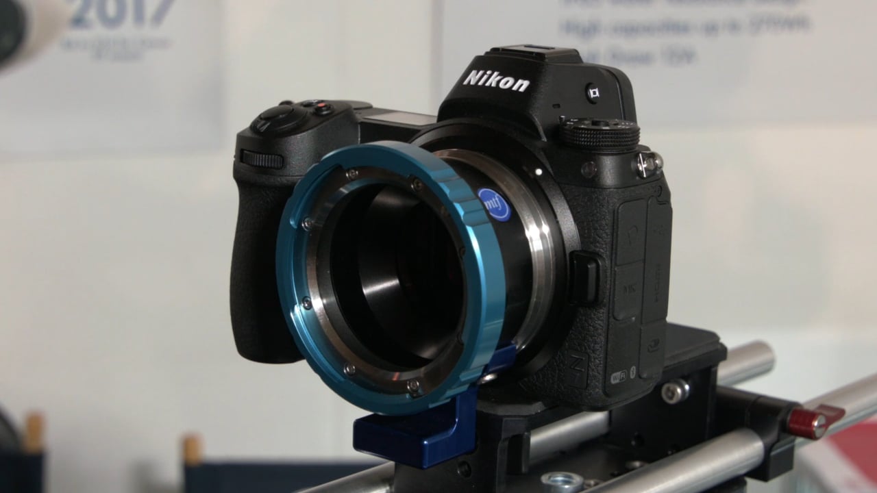 MTF Services Nikon Z-mount lens adapters – IBC 2018 - Newsshooter