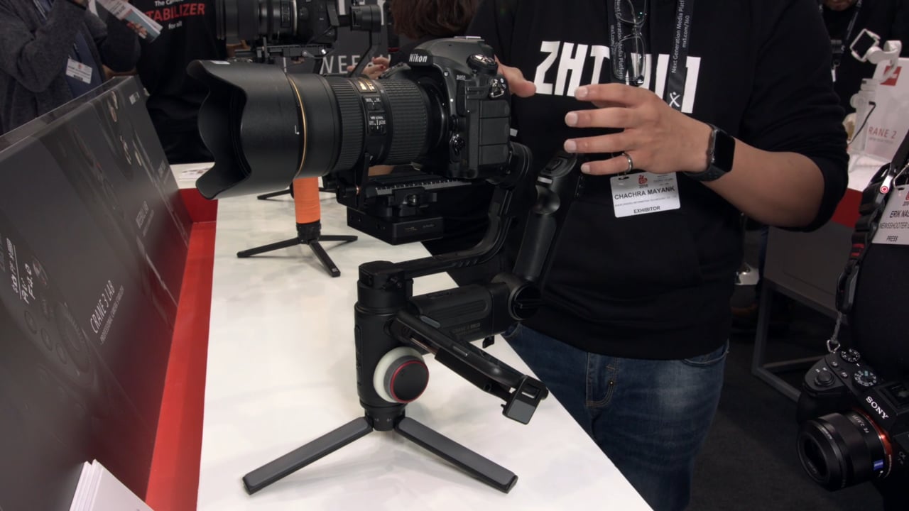 ZHIYUN CRANE 3 LAB Gimbal – Newsshooter at IBC 2018 - Newsshooter