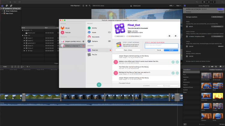 PostLab – Easy Collaboration with FCP X Libraries - Newsshooter