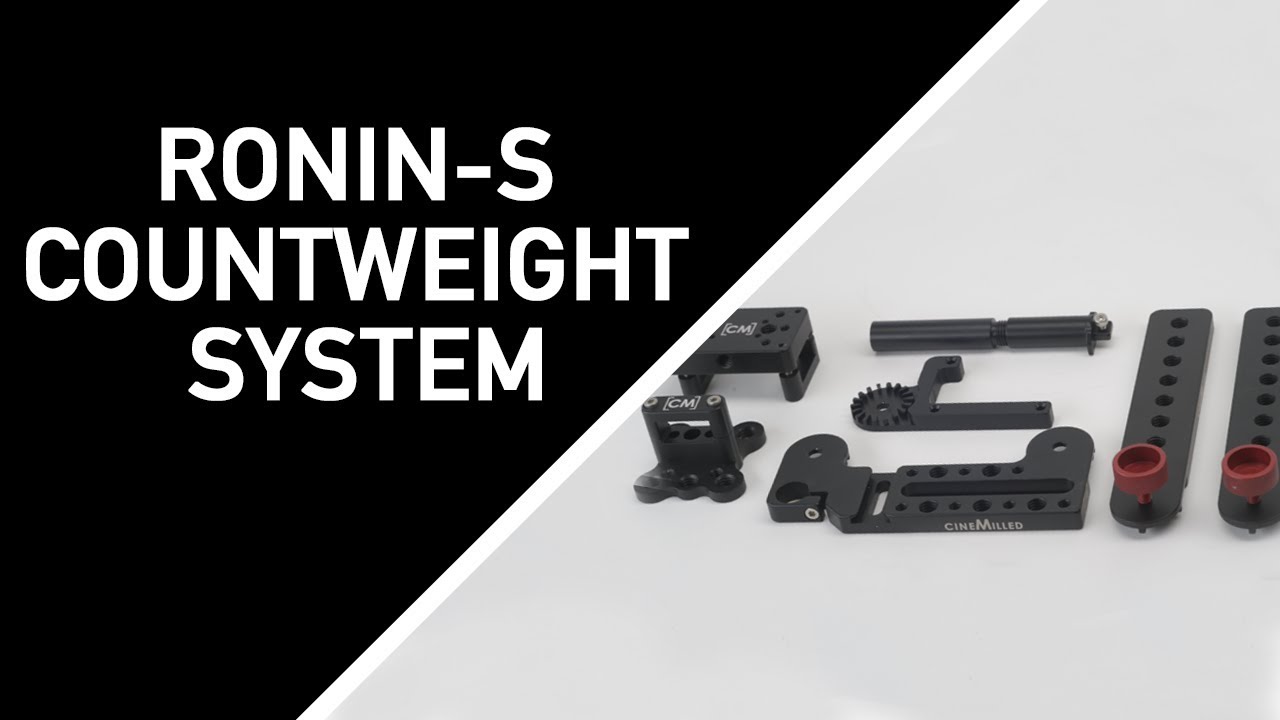 CineMilled Ronin S counterweight system - Newsshooter