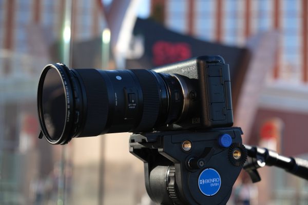 We take Sharp's upcoming 8K Micro Four Thirds camera for a spin ...