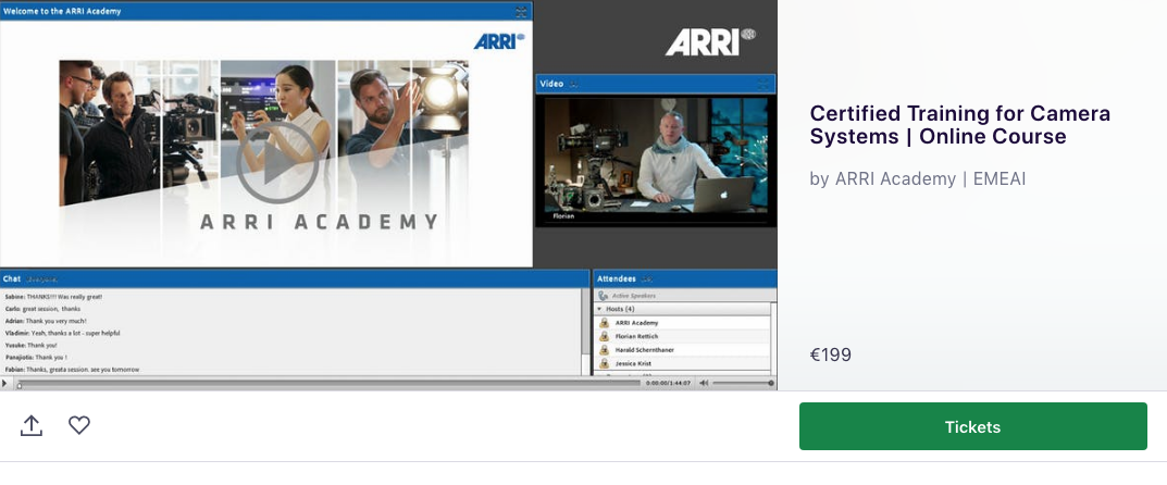 ARRI Certified Online Training for Camera Systems - Newsshooter