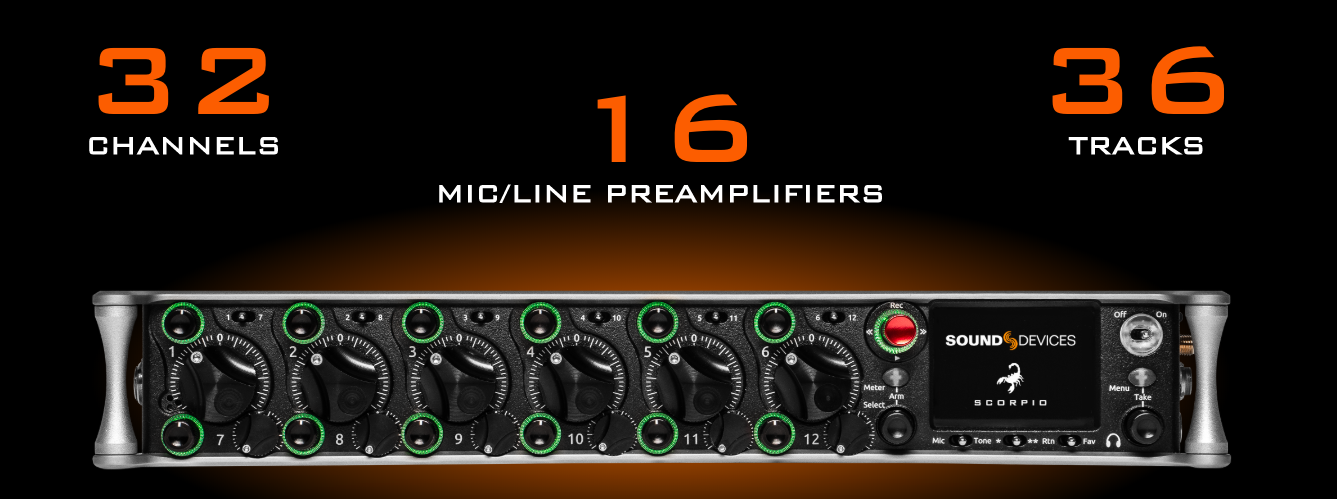 Sound Devices Scorpio Mixer/Recorder - Newsshooter