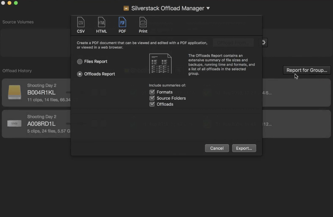 Pomfort Silverstack Offload Manager – 1.1 update lets you run multiple offloads in parallel ...