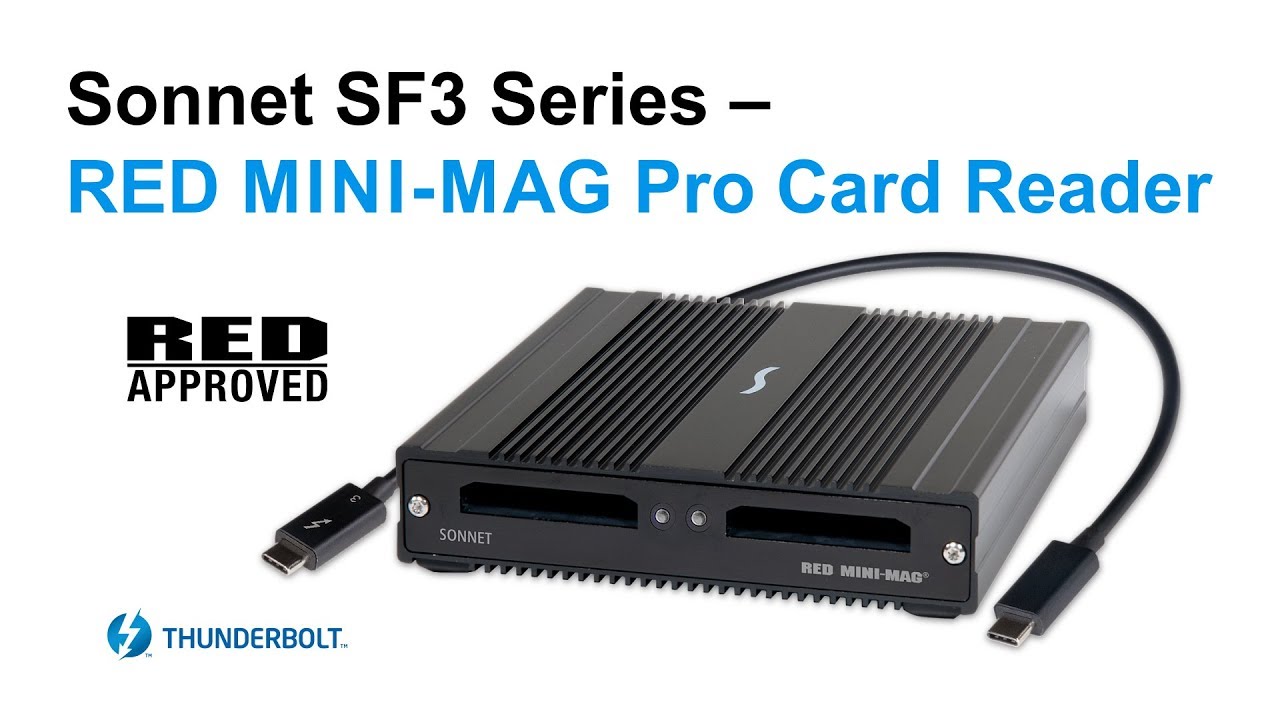 SF3 Series – RED MINI MAG Pro Card Reader - Newsshooter
