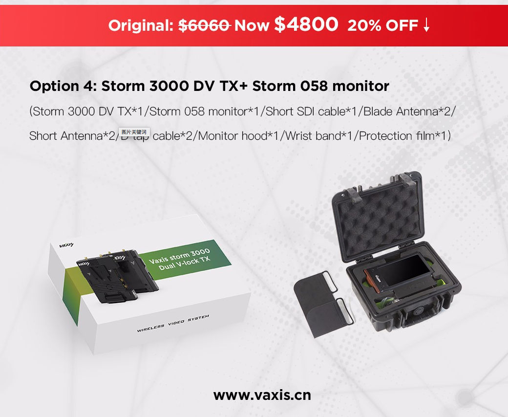 Vaxis Storm 3000 Dual V-lock TX Review - Newsshooter