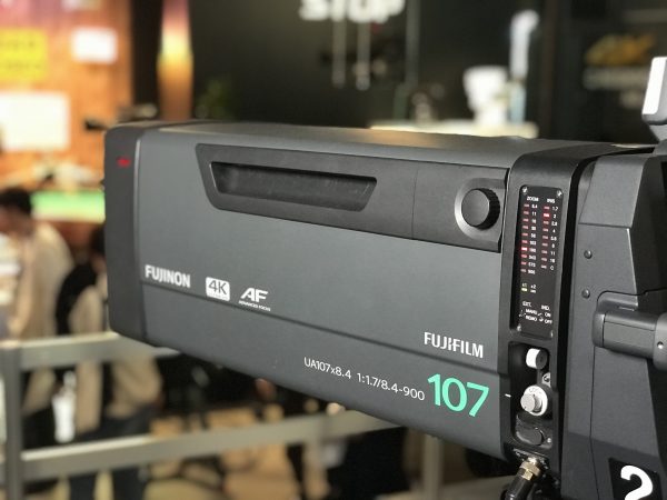 Fujinon UA 107x8.4 AF World's First Outside Broadcast Lens with Auto ...