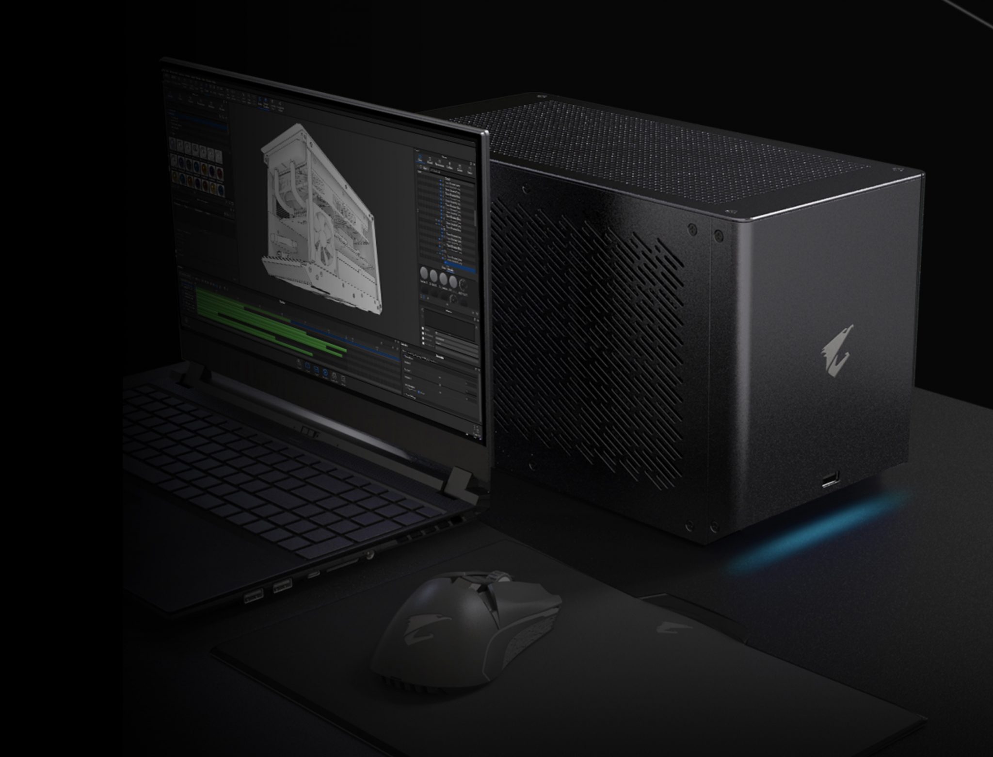 Gigabyte water-cooled eGPU - Newsshooter