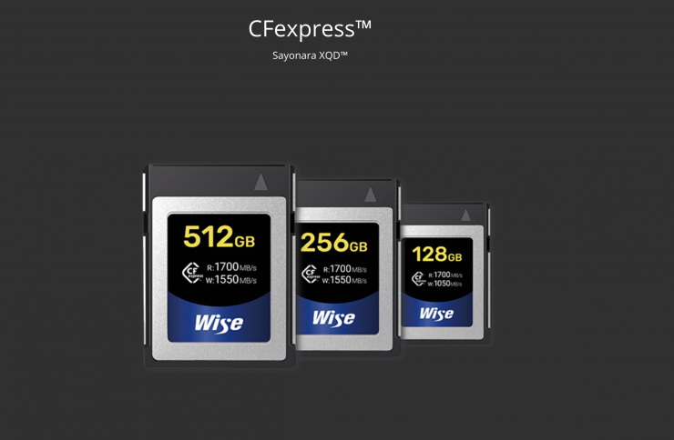 Wise CFexpress memory card & card reader now available - Newsshooter