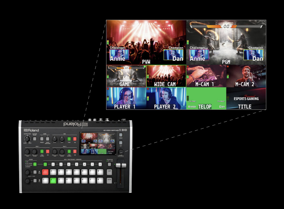 Roland V-8HD Video Switcher - Newsshooter