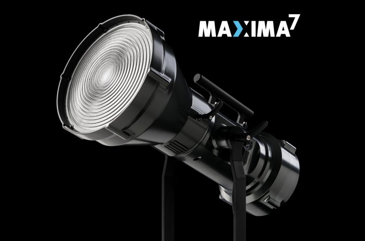 Maxima 7– a compact LED fixture capable of matching a PAR 1200W HMI ...