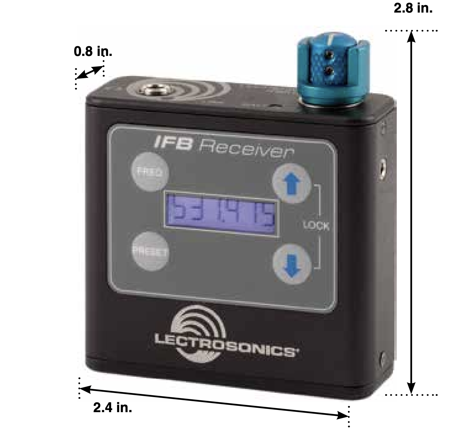 Lectrosonic IFBR1B Miniature IFB Receiver - Newsshooter