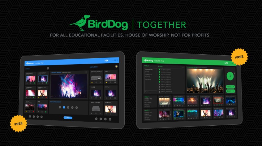 BirdDog gives Central Pro & Comms Pro to Educational, House of Worship & Not for Profit ...